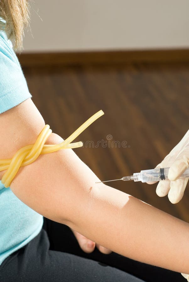 Getting a Flu Shot - Vertical, Isolated Stock Image - Image of isolated ...