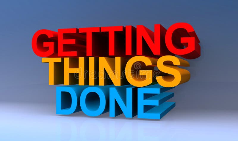 Getting Things Done Stock Illustrations – 143 Getting Things Done Stock ...