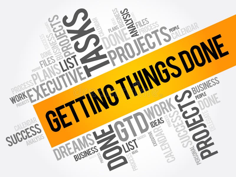 Getting Things Done Stock Illustrations – 109 Getting Things Done Stock ...
