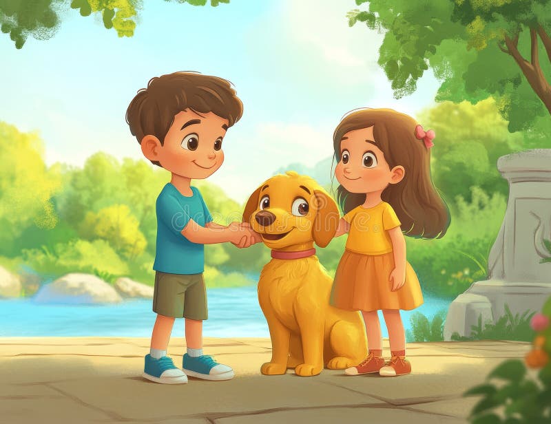 Getting To Know Each Other on the Streets of a Cartoon Stock ...