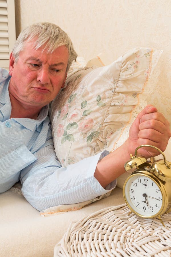 Getting up in the morning stock image. Image of elderly - 25960163