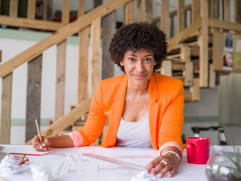 Getting Your House Plan Ready Stock Photo - Image of casual, person ...