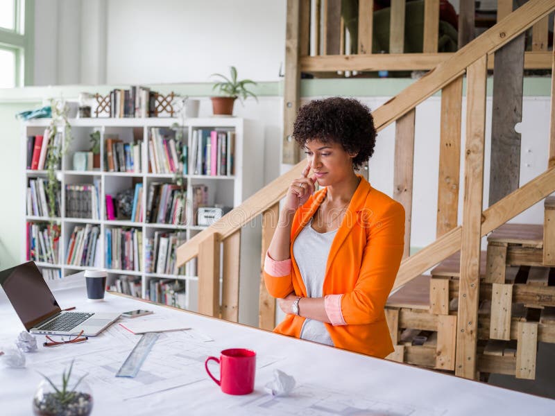 Getting Your House Plan Ready Stock Photo - Image of architect ...