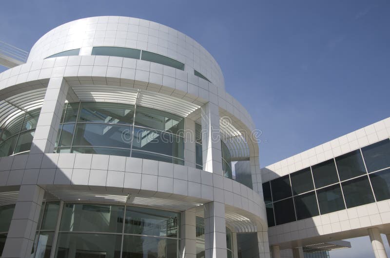 The Getty Center Los Angelas Editorial Image - Image of courtyard ...