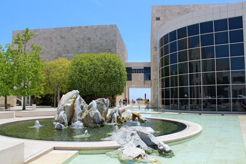 The Getty Center - Los Angeles Editorial Stock Image - Image of states ...