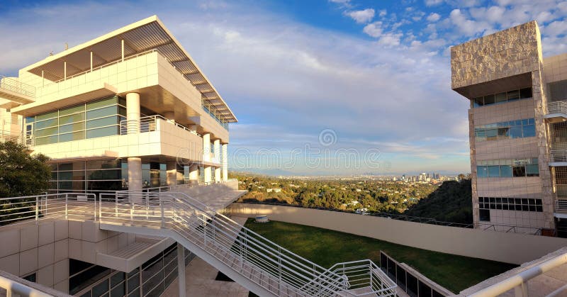 The Getty Center, Los Angeles Stock Photo - Image of center, getty: 298506558