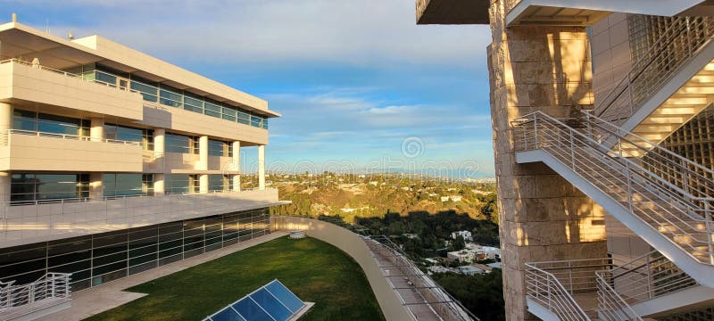 The Getty Center, Los Angeles Stock Image - Image of angeles, center ...