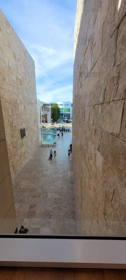 The Getty Center, Los Angeles Stock Image - Image of angeles, getty ...