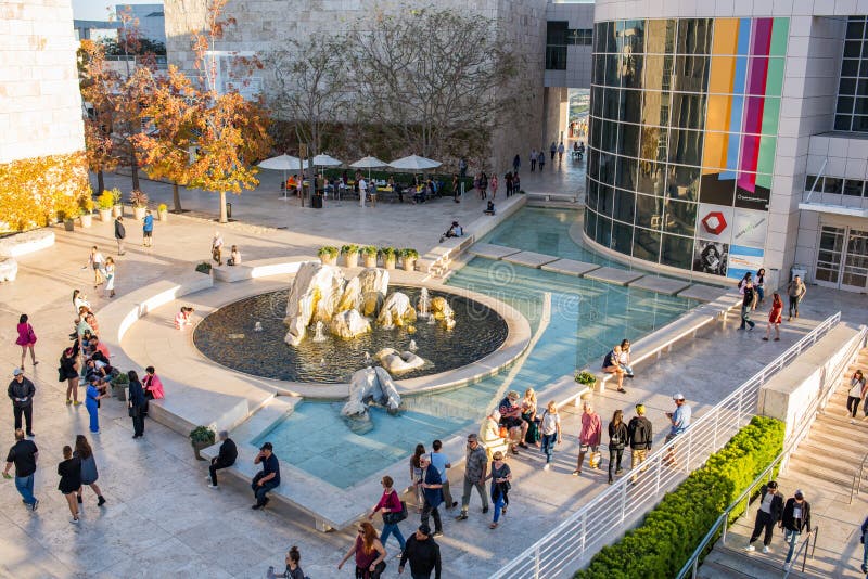 The Getty Center editorial stock photo. Image of landscape - 102922493