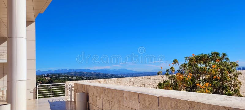The Getty Center in Los Angeles, California Stock Image - Image of ...
