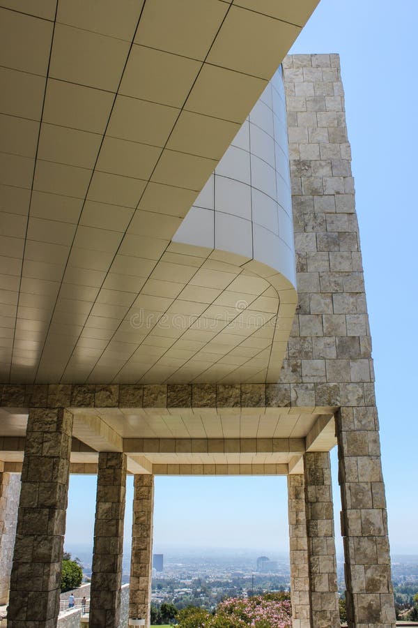 The Getty- Los Angeles editorial stock image. Image of view - 61548329