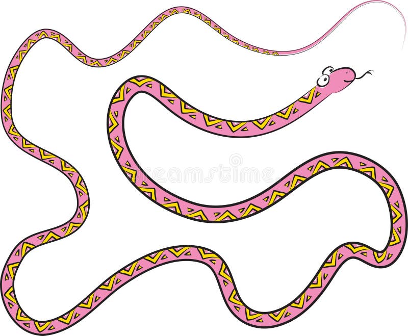 Long Snake Drawing Stock Illustrations – 449 Long Snake Drawing Stock ...