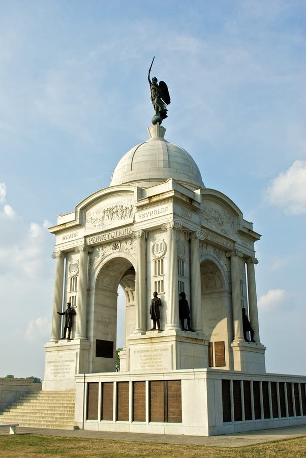 Gettysburg Monument stock photo. Image of dead, cemetery - 1573354