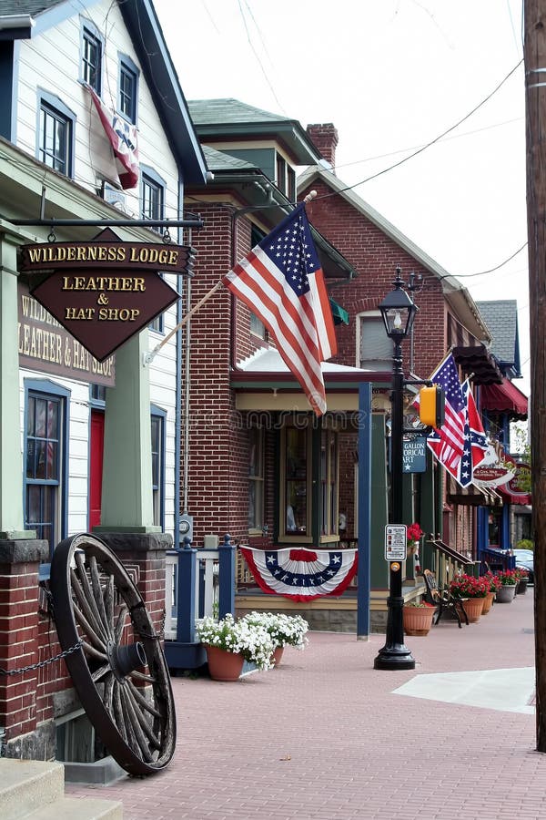 Civil War Cannon Aimed at Battlefield Gettysburg Pennsylvania Stock ...
