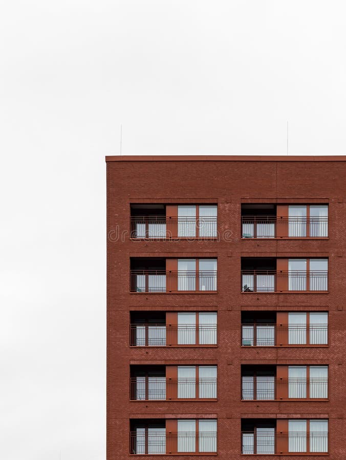 Gevel Van Een Nieuw Appartementengebouw Stock Afbeelding - Image of ... Gevel Van Een Nieuw Appartementengebouw Stock Afbeelding - Image of ...