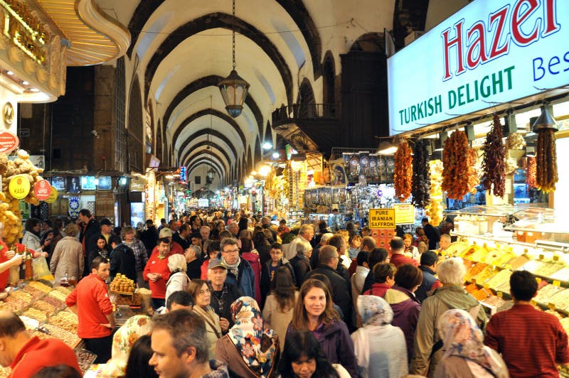 Gewürz-Markt, Istanbul redaktionelles stockbild. Bild von farbe - 62923399
