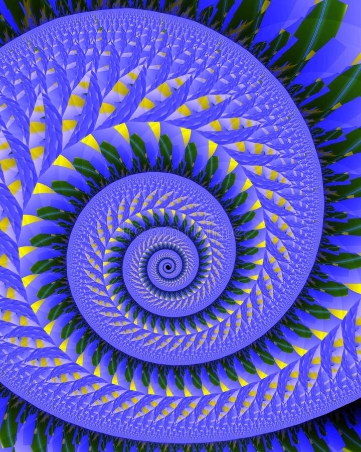 Zuidwestelijke Spiraal stock illustratie. Illustration of spiraal - 96175