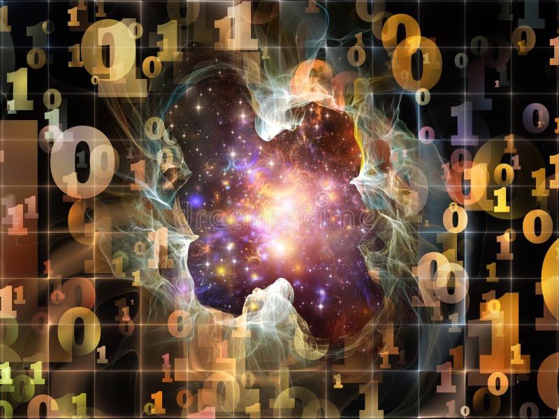 Gewebe Des Platzes Und Der Zeit Stock Abbildung - Illustration von ...