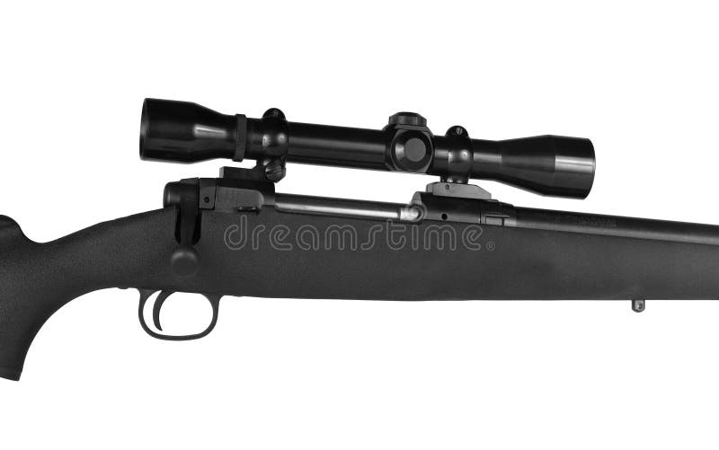 Jachtgeweer stock afbeelding. Image of snuit, lens, concentratie - 1931499