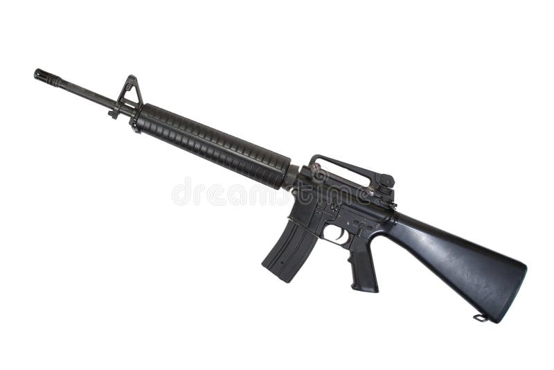US-Armee M16 Gewehr stockbild. Bild von krieg, soldat - 30308169