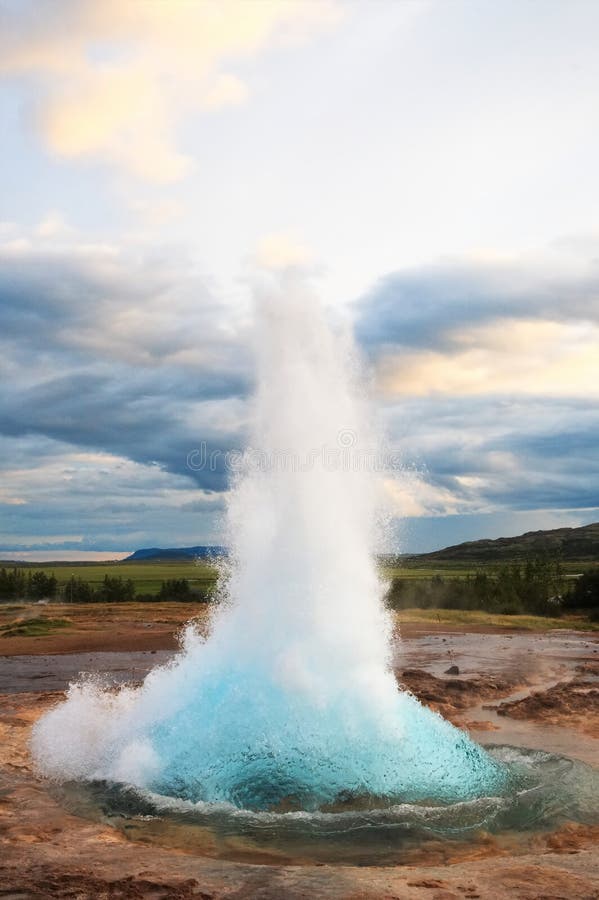 Geyser stock photo. Image of land, destination, eruption - 13319224
