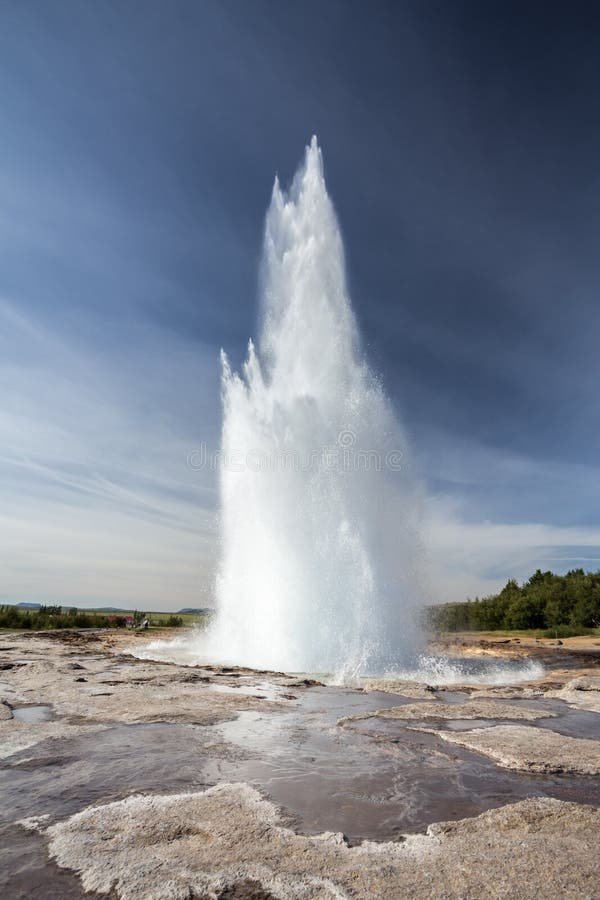 Geyser explosion stock photo. Image of sulfur, island - 31128876