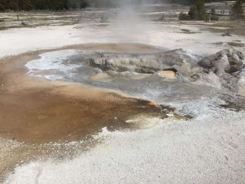 Geyser stock photo. Image of extinct, inactive, yellowstone - 155828236