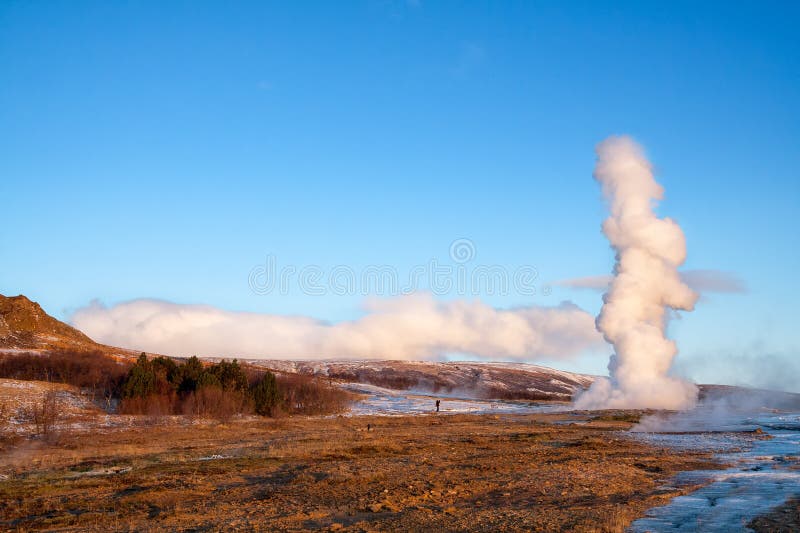 Geyser ,Iceland stock image. Image of famous, explosion - 10458099