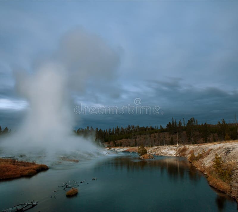 Geyser stock photo. Image of national, nature, landmark - 54169734