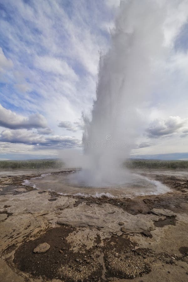 Geysir Strokkur Iceland stock photo. Image of boiling - 20739816