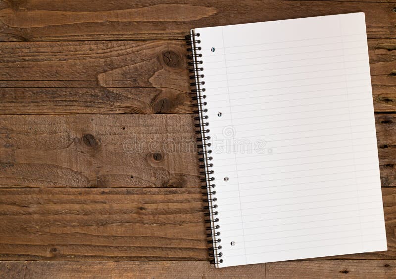 Gezeichnetes Notizbuchblatt Stockbild - Bild von leerzeichen ...