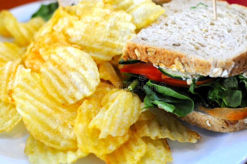 Gezond en ongezond voedsel stock foto. Image of brood - 15644376