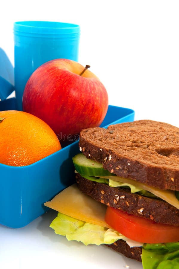 Gezonde lunch stock afbeelding. Image of onderbreking - 10465669