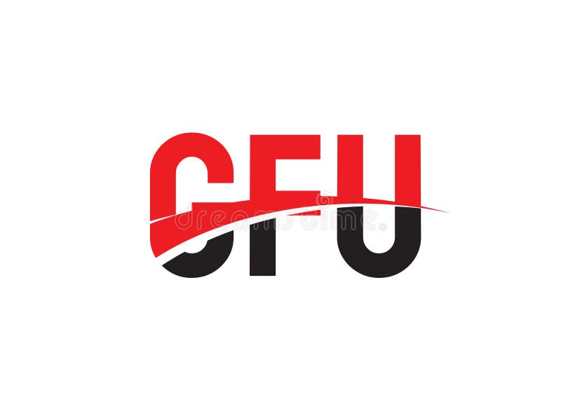 GFU Letter Initial Logo Design Vector Illustration Stock Vector ...