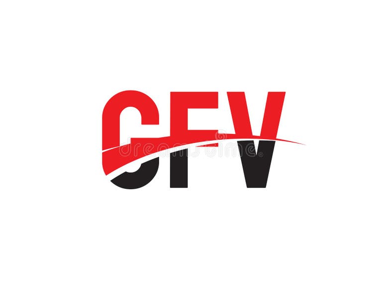 GFV Letter Initial Logo Design Vector Illustration Stock Vector ...