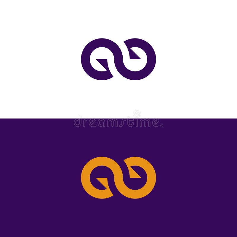 GG Initials Monogram Letter Text Alphabet Logo Design Stock ...