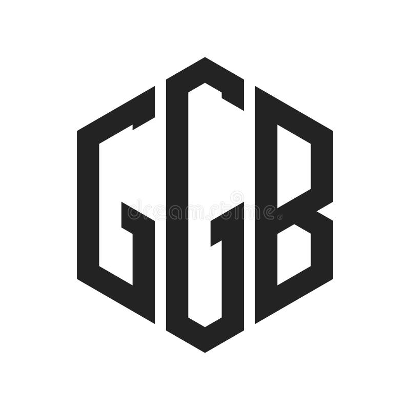 GGB Logo Design. Initial Letter GGB Monogram Logo Using Hexagon Shape ...