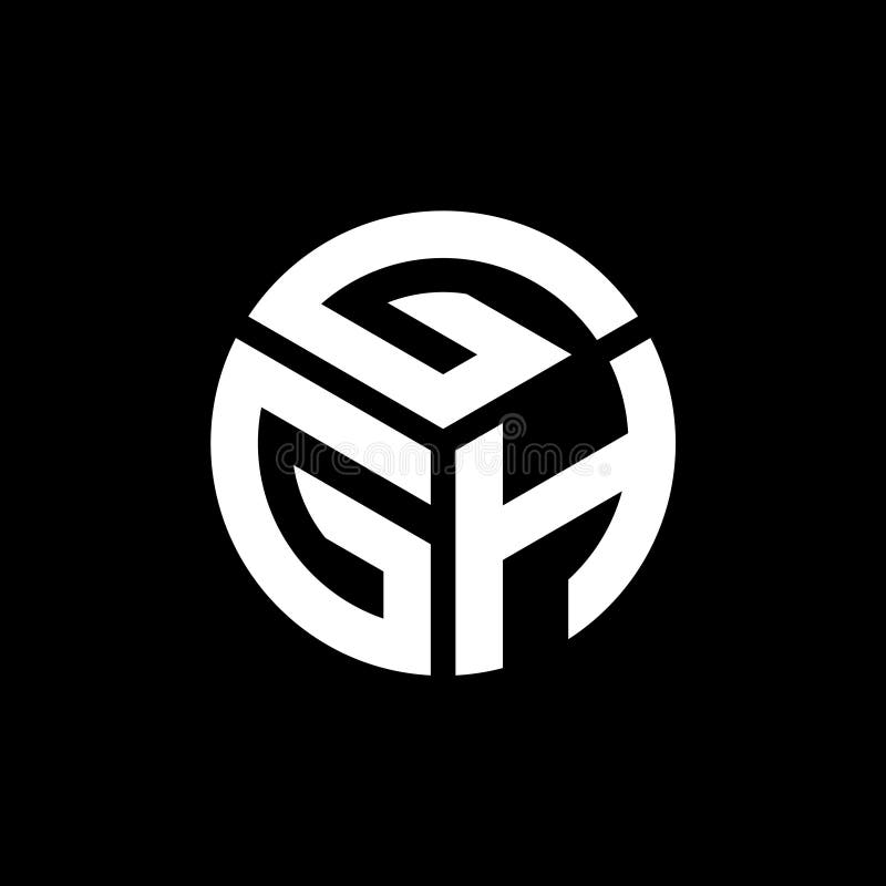 GGH Letter Logo Design on Black Background. GGH Creative Initials ...