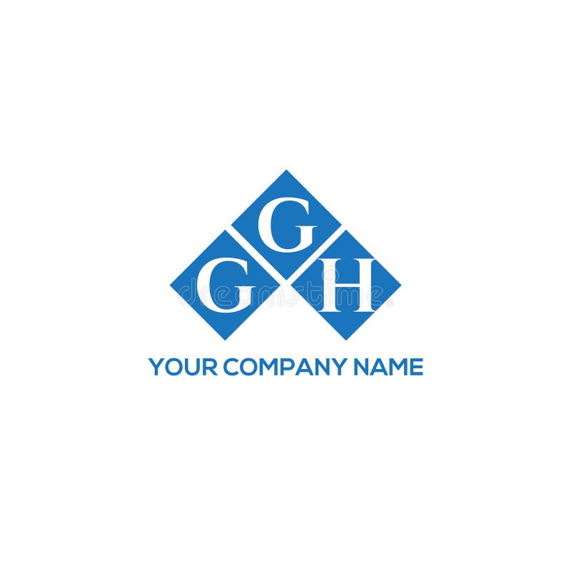 GGH Letter Logo Design on WHITE Background. GGH Creative Initials ...