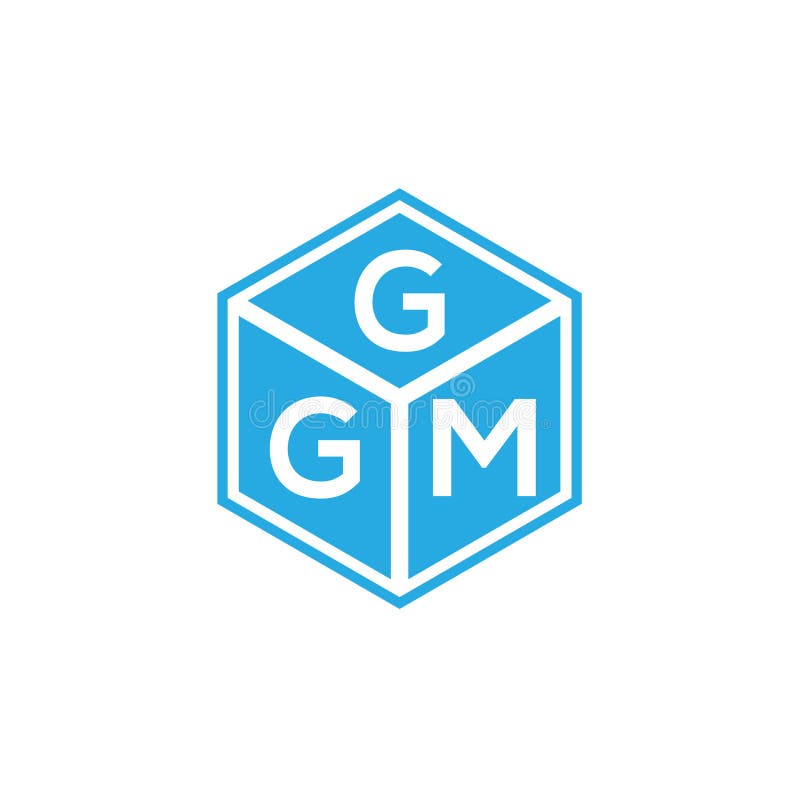 GGM Letter Logo Design on Black Background. GGM Creative Initials ...