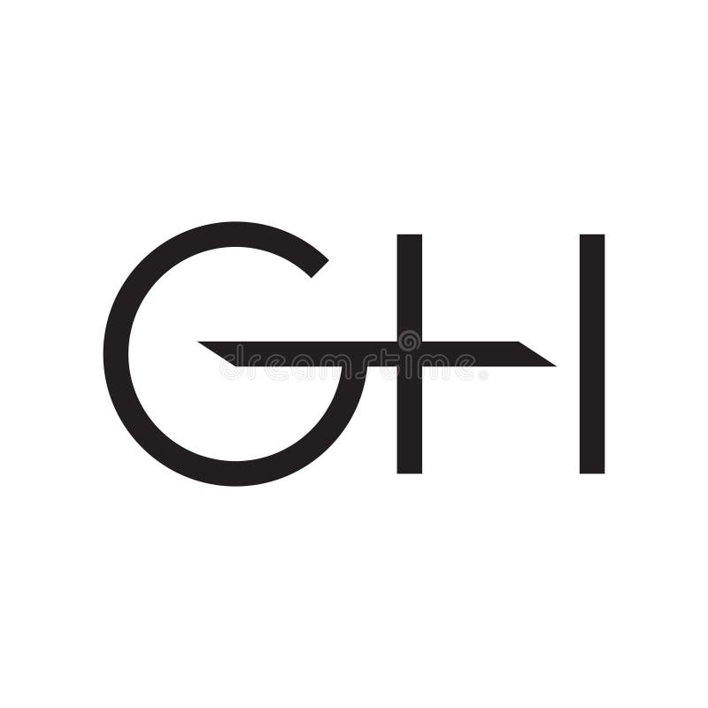 Gh Initial Letter Vector Logo Icon Stock Vector - Illustration of ...