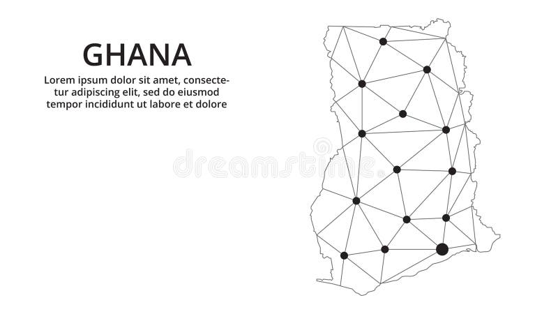 Ghana Map Image Of A Global Map In The Form Of Regions Of Ghana