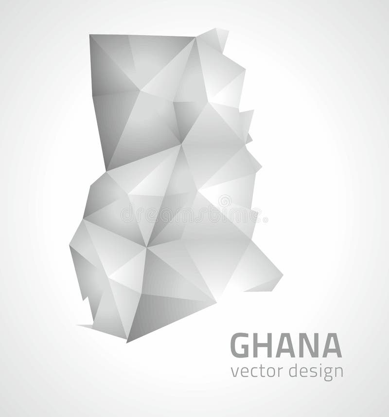 Ghana Black Vector Outline Polygonal Triangle Map Stock Vector ... Ghana Black Vector Outline Polygonal Triangle Map Stock Vector ...