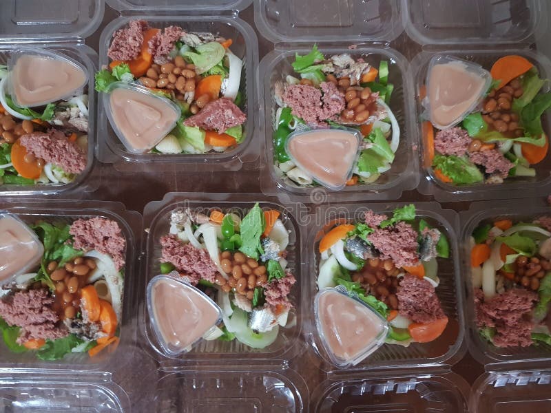 Ghanaian Vegetable Salad from Accra, Ghana Stock Image - Image of ...