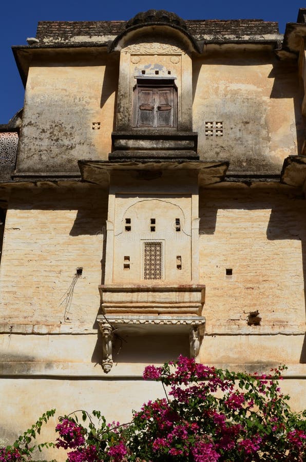 Ghanerao Koninklijk Kasteel, Rajasthan, India Stock Afbeelding - Image ...