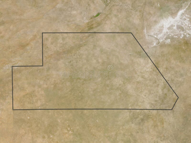 Ghanzi, Botswana. Low-res Satellite. No Legend Stock Illustration ...