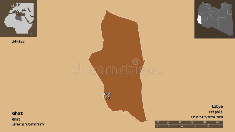 Ghat, District of Libya,. Previews. Pattern Stock Illustration ...