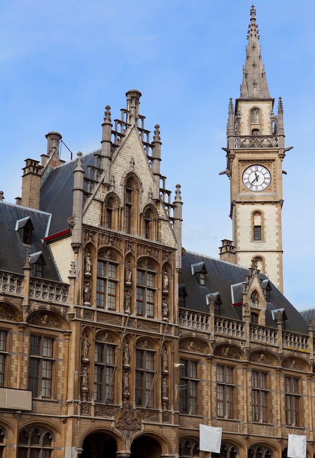 Ghent stock image. Image of flanders, postage, ghent - 13647405