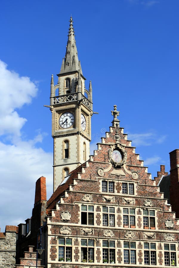 Ghent architecture stock photo. Image of steeples, cities - 1156776