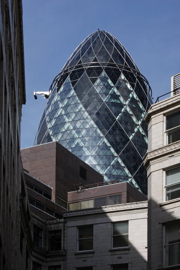 The Gherkin stock image. Image of blue, gherkin, architecture - 9885869